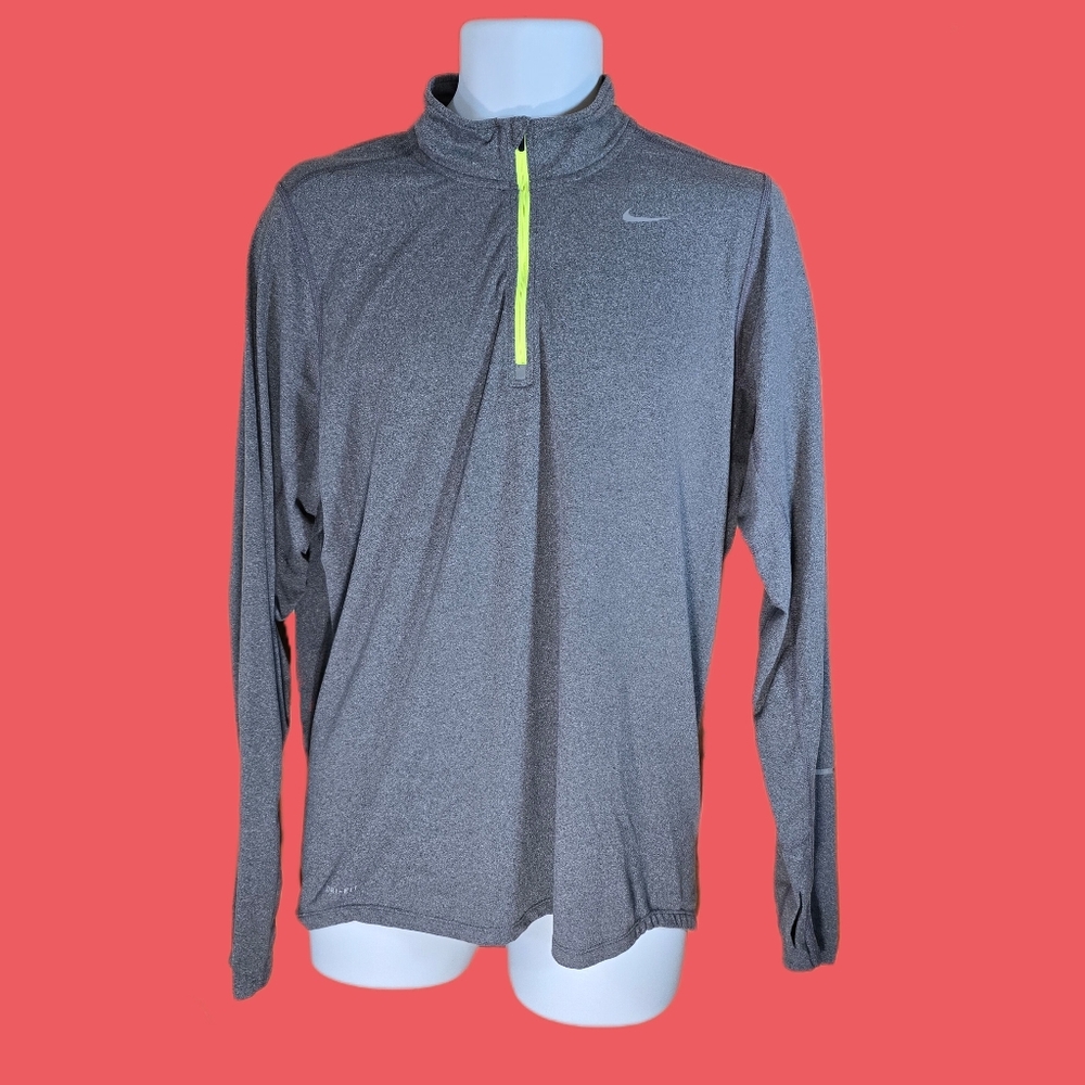 Nike Dri-Fit "Running" Reflective Training Sweatshirt - Gem